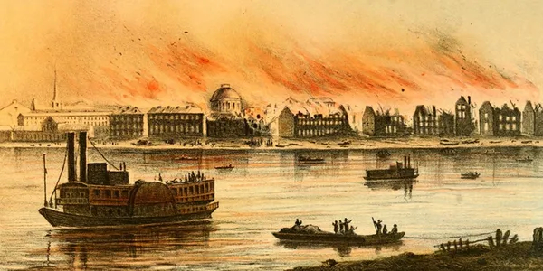 St. Louis and the Great Fire of 1849 - Ste. Genevieve Museum Learning ...